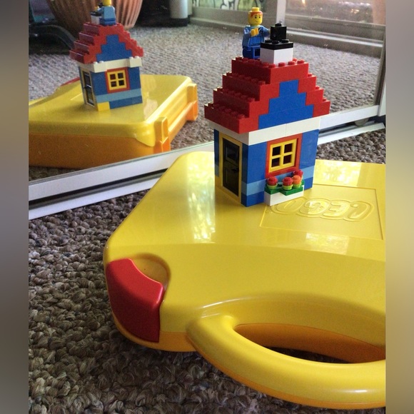Lego | Toys | Lego Small Travelstorage Tote With Little House Legos ...
